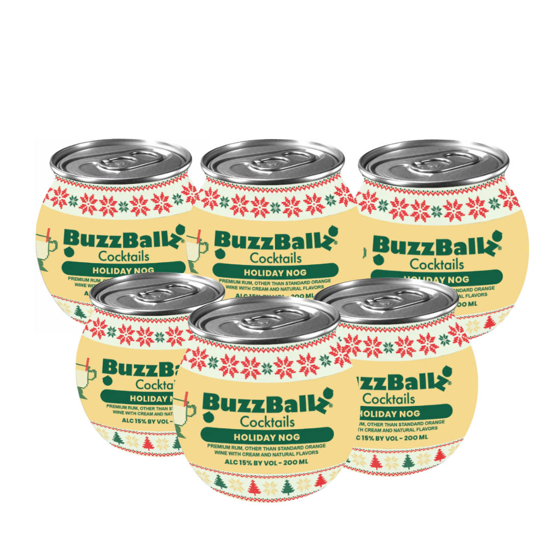 Buy Buzzballz Eggnog Cocktails Online | Holiday Cocktail – The Liquor Bros