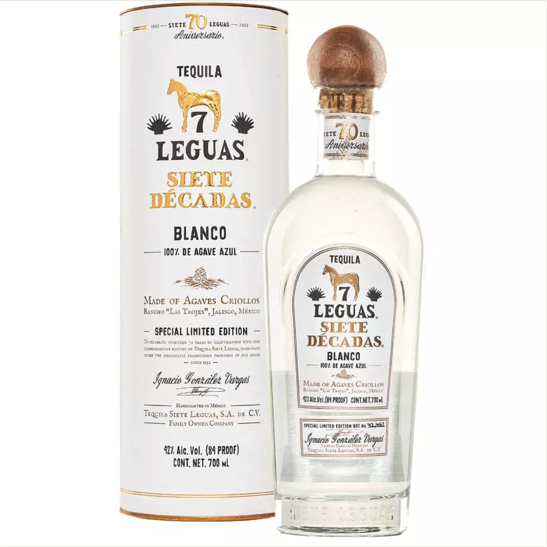 Siete Leguas Decadas Blanco Aniversario 700ml | The Liquor Bros