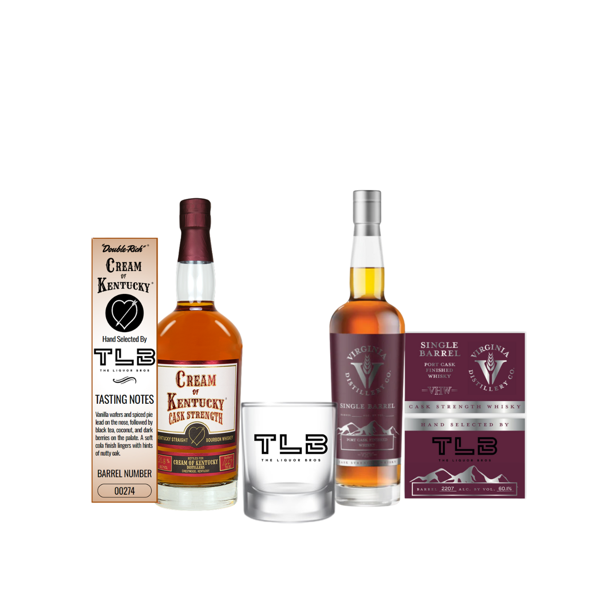 Cream of Kentucky Cask and Virginia Distillery Co Port Cask Bundle ...