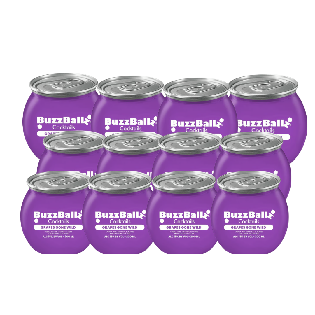 Buy Buzzballz Grapes Gone Wild Cocktails | 6-Pack, 200ml – The Liquor Bros