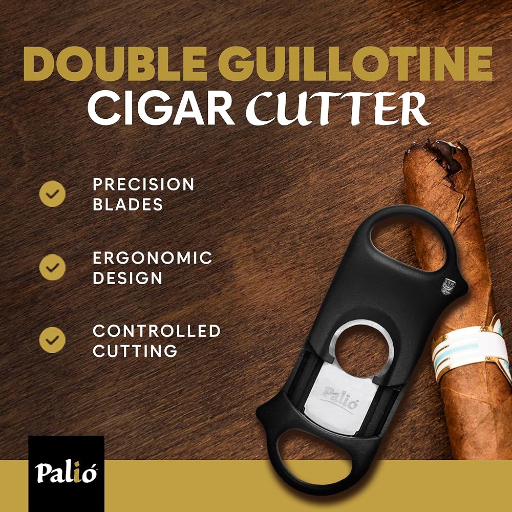 Palio Basta Double Blade 80 Ring Cigar Cutter – The Liquor Bros